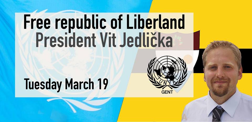 Microstate Liberland: lecture by president vít jedlička (UNYA Ghent ...